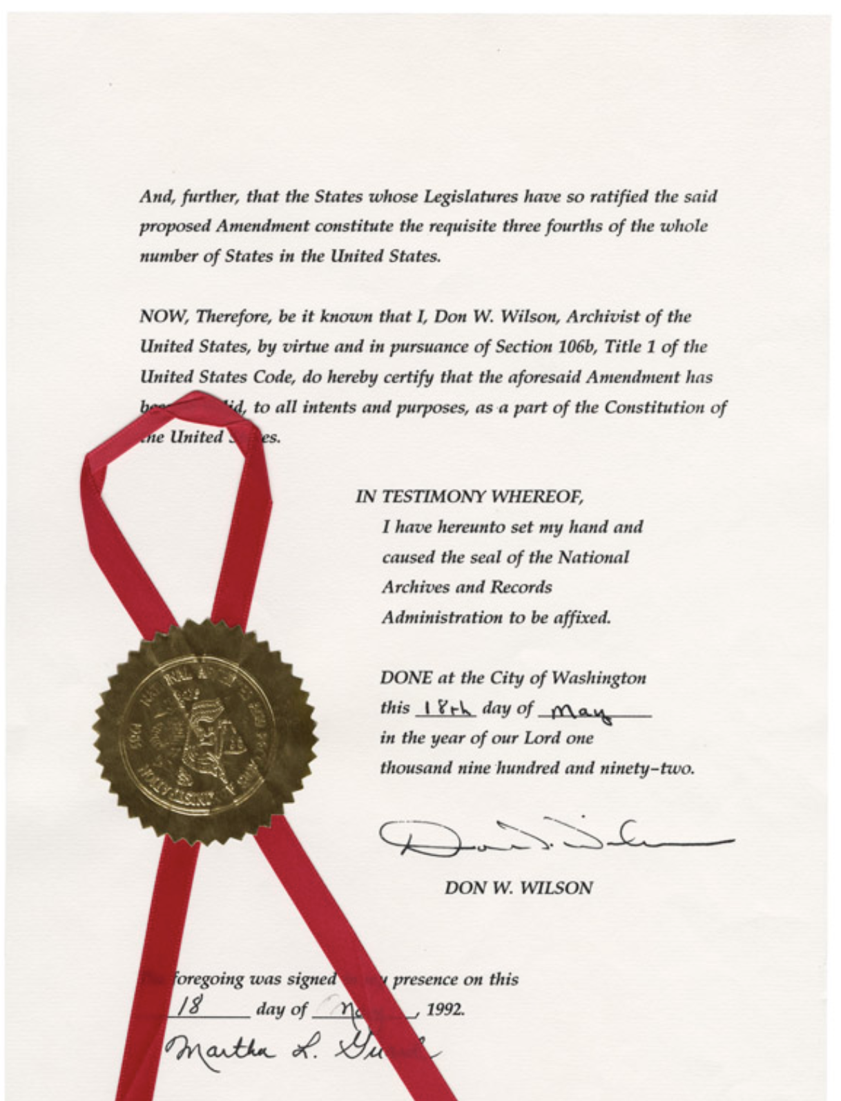 The Original 12 Amendments? - National Archives Foundation